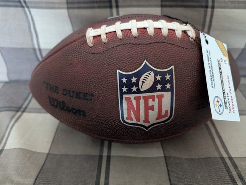 Duke Wilson NFL Game Use Football Pittsburgh Steelers Kenny Pickett ...