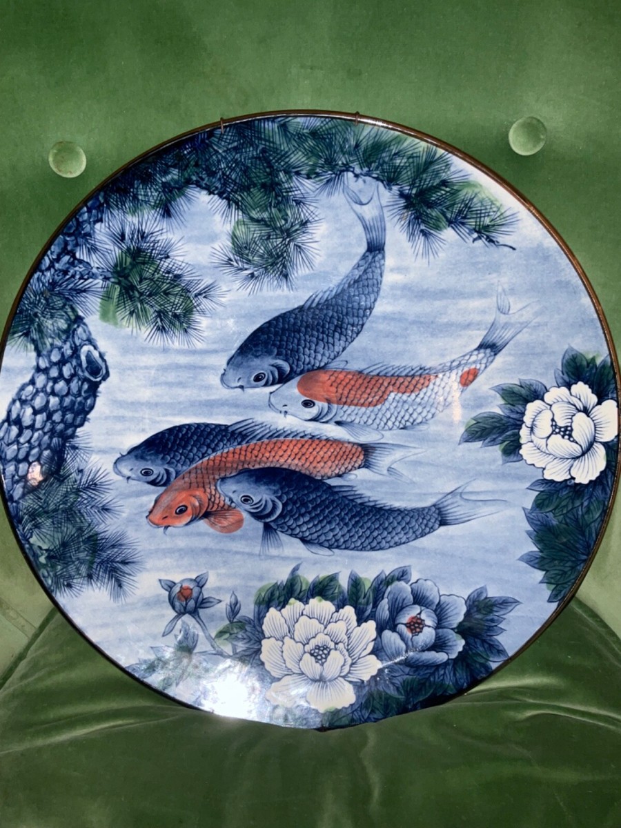 Japanese Ceramic Art Wall Japanese Set Of 3 Large Wall Art With