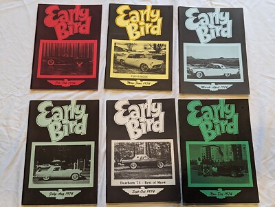 1974 Early Bird Magazine 6 Bi-Monthly Issues Thunderbird T-Bird | eBay