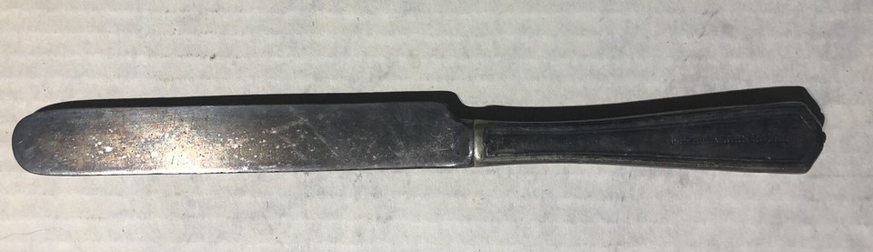 Necho Allen Hotel, POTTSVILLE PA Silver Plate Dinner Butter Knife | eBay