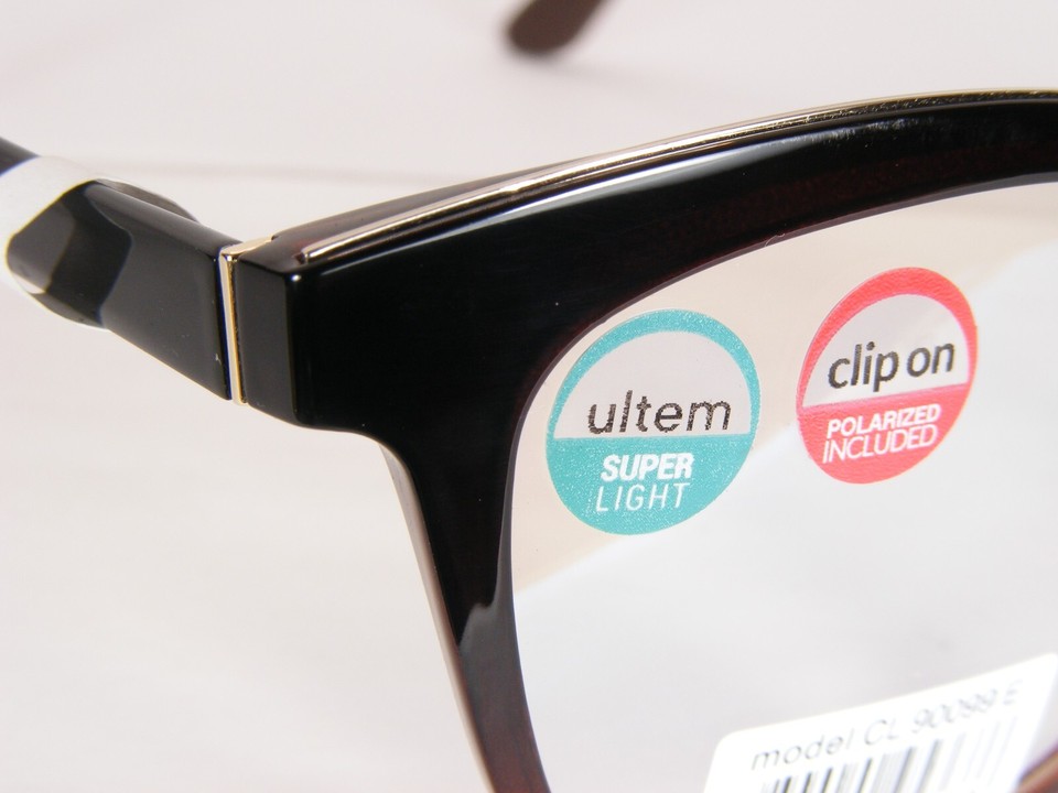 SOLANO CL 90099 E Brown EYEGLASSES SUNGLASSES GLASSES B-MEMORY ULTEM 52 ...