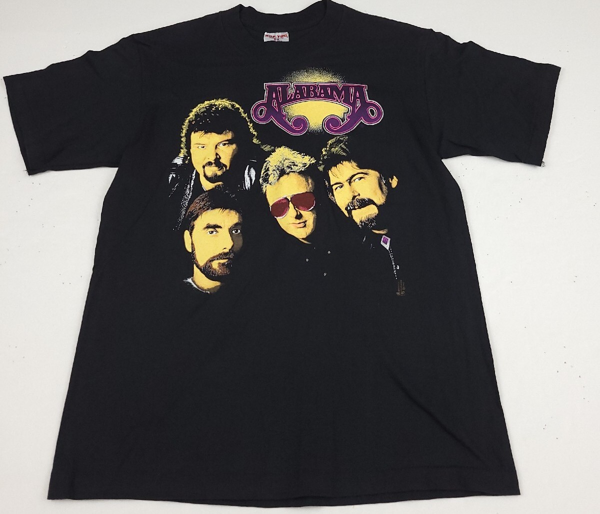 Vintage 90s 1992 Alabama Band Shirt Front Back Print … - Gem