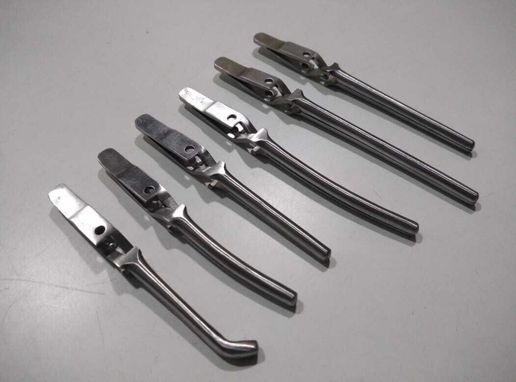 ADDLER LAPAROSCOPIC BULLDOG CLAMP APPLICATOR DETACHABLE 6 CLIP SURG ...