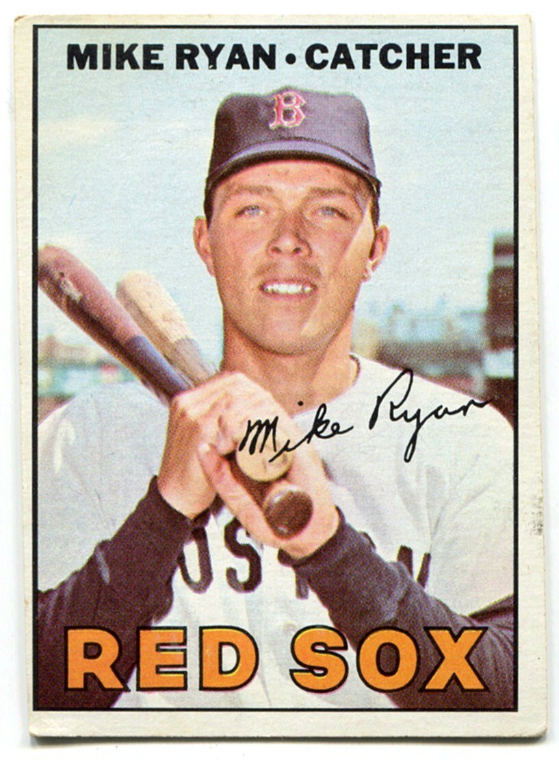 1967 Topps #223 Mike Ryan Baseball Card - Boston Red Sox | eBay