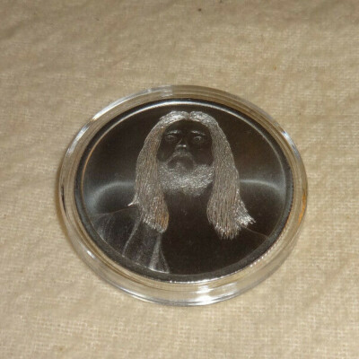 GOD VS SATAN Double Sided 1oz Silver .999 Round Coin GOOD VS BAD Flip ...