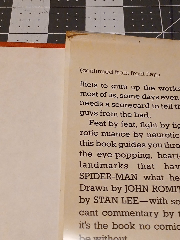 Marvel Fireside : AMAZING SPIDER-MAN ~ 1ST PRINT ~ STAN LEE Hardcover ...