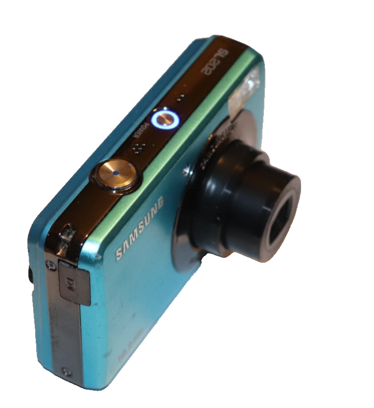 SAMSUNG DIGITAL CAMERA -MODEL -SL202 - 10.2 MEGA PIXEL -BLUE | eBay