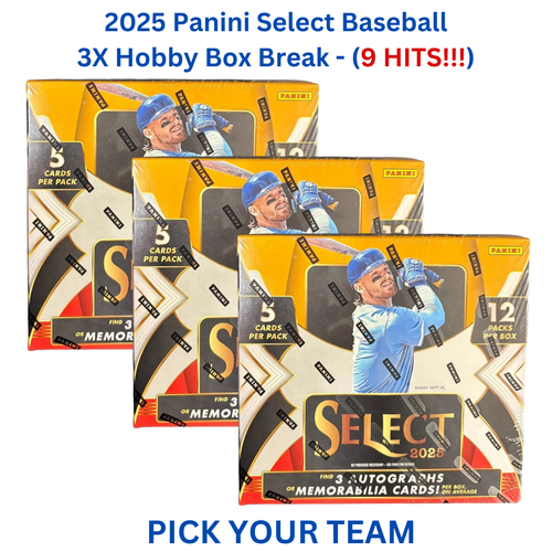 Chicago Cubs 2025 MLB Select Baseball Hobby Box (3X)-PYT Break #959 | eBay