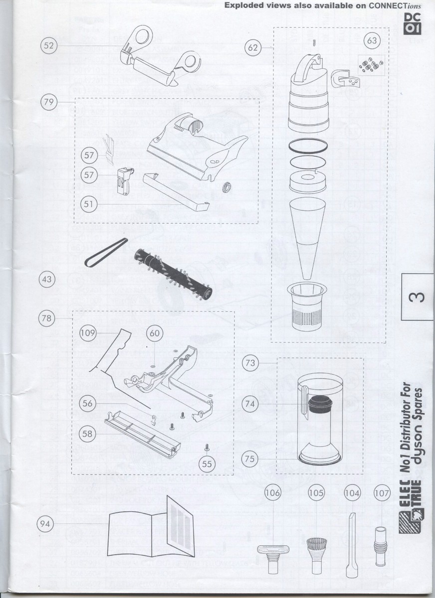 Dyson Dc25 Parts Schematic