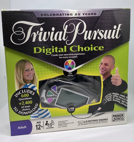 Trivial Pursuit Digital Choice - 25th Anniversary Electronic Edition ...