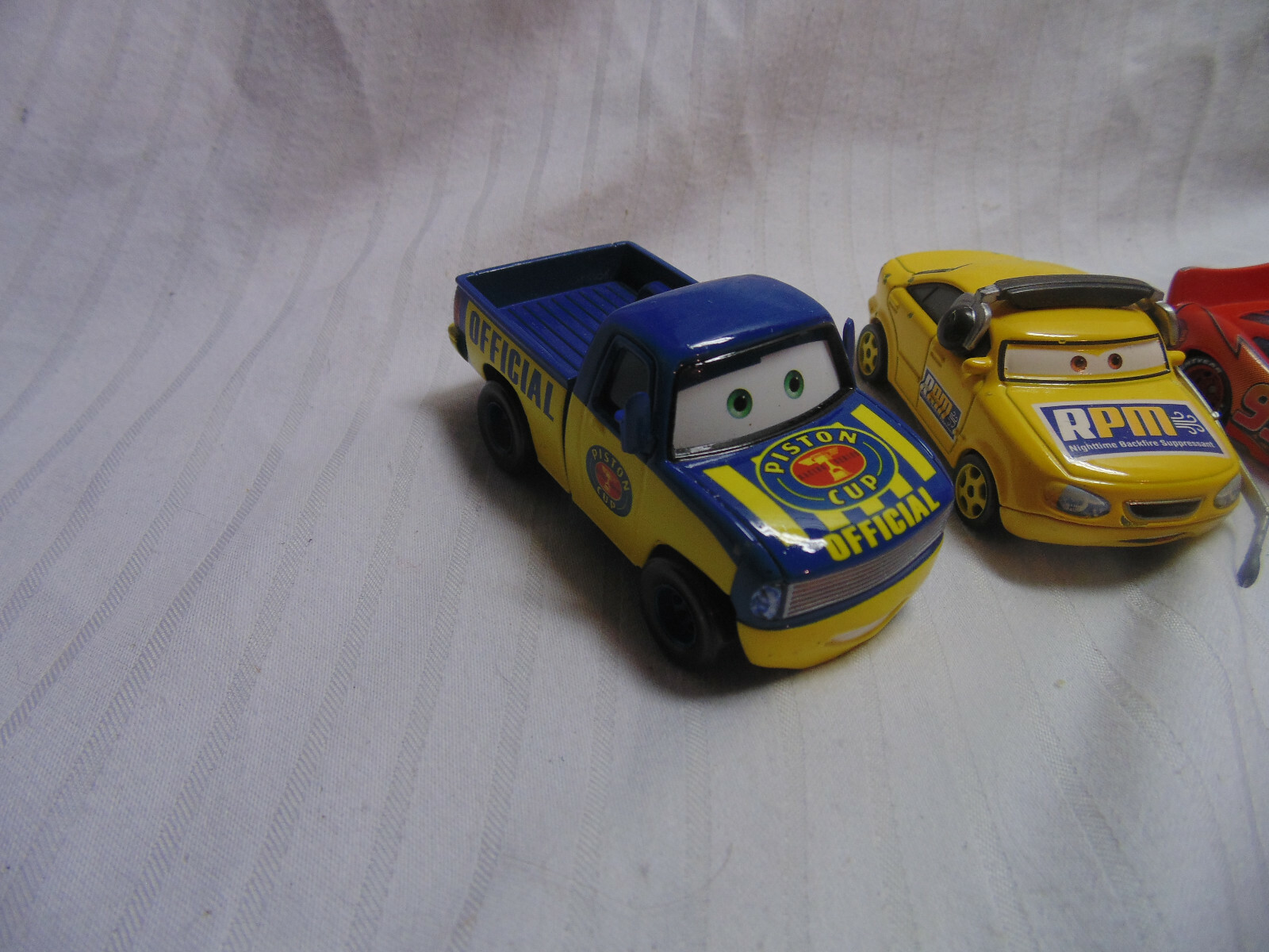 Lot of 5 Disney Pixar Cars Mack, Lightning, RPM Crew Chief, Official ...