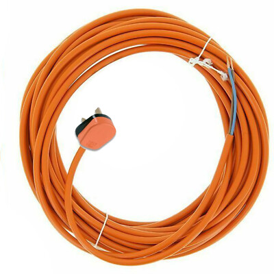 Mains Cable For BOSCH Hedge Trimmer Mower 2 Core Lead Plug Electric 12 ...