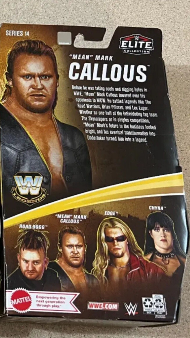 Mattel WWE ELITE Legends Series 14 Mean Mark Callous Action Figure ...