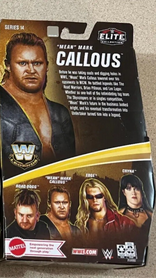 Mattel WWE ELITE Legends Series 14 Mean Mark Callous Action Figure ...