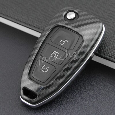 For Ford Escape Focus Kuga Flip Car Key Fob Cover Case Accessories ...