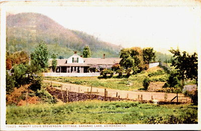 Postcard Adirondacks New York Robert Louis Stevenson Cottage Posted ...
