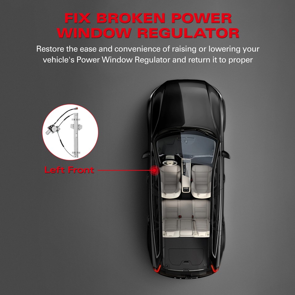 2003-2011 Honda Element Front Left Power Window Regulator with Motor ...