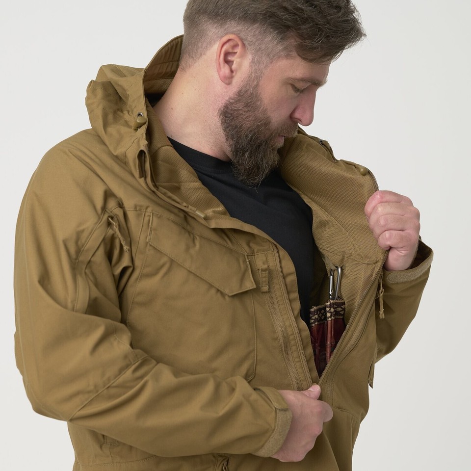 HELIKON TEX ANORAK PILGRIM Jacket Combat Tactical Hooded Outdoor ...