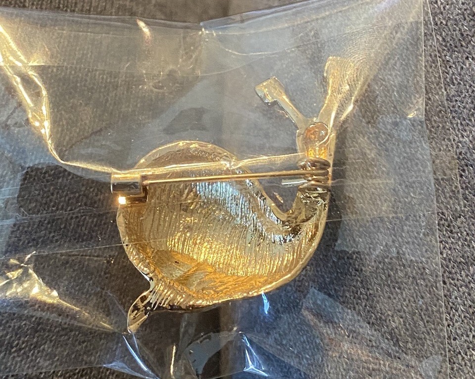 New Enamel Orange Rhinestone Snail Pin Brooch. Sooooooo Cute! My ...