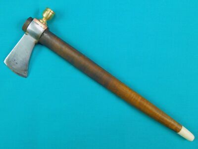Vintage Old Custom Made Handmade Small Mini Copper Pipe Tomahawk Axe ...
