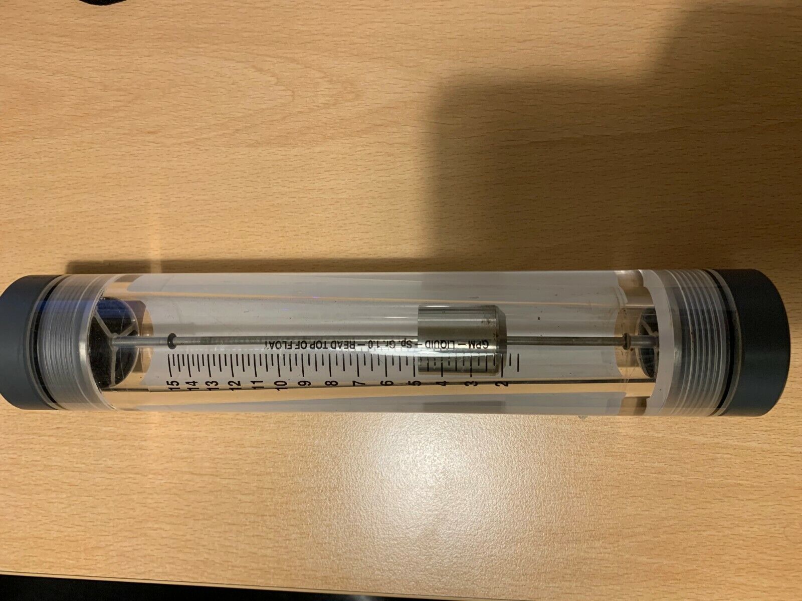 Rotameter Omega FL-75E liquid flow meter GPM 1-15 | eBay