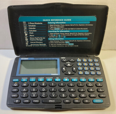 Franklin Electronic Pocket Rolodex RF-22192 Scheduler Calculator ...