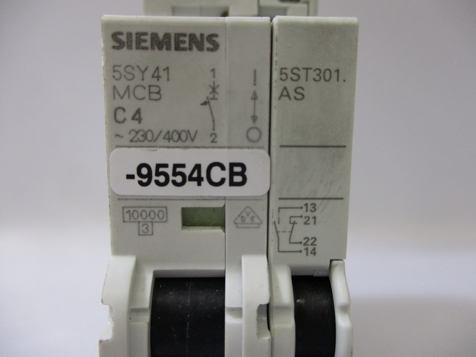 SIEMENS 5SY41MCBC4 CIRCUIT BREAKER w/5ST3010 AUXILIARY SWITCH | eBay