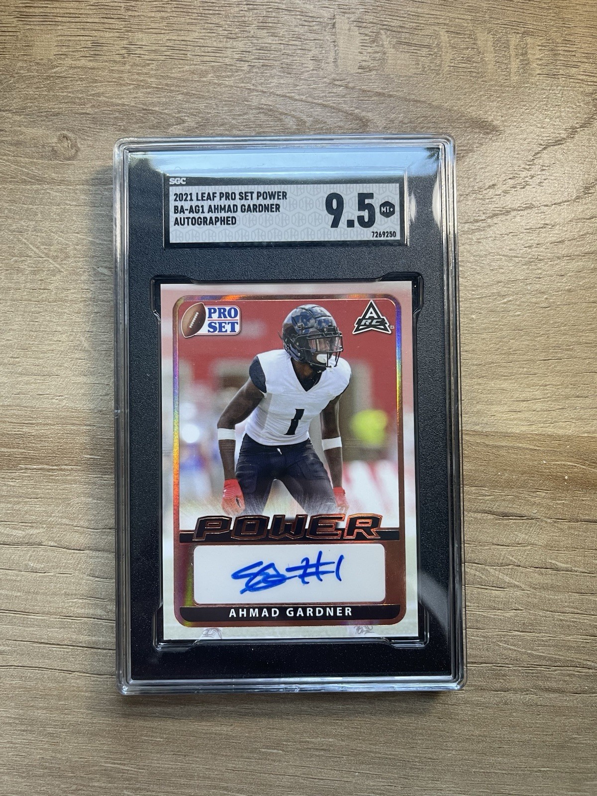 2021 Leaf Pro Set Power - Base Autographs Ahmad Gardner #BA-AG1 (AU, RC ...
