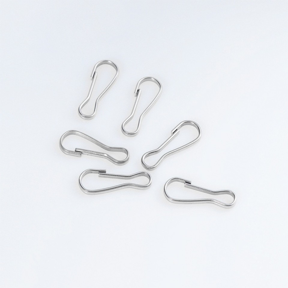 100 Pcs Key Decorative Buckle Delicate Spring Hooks Clasp Miss ...