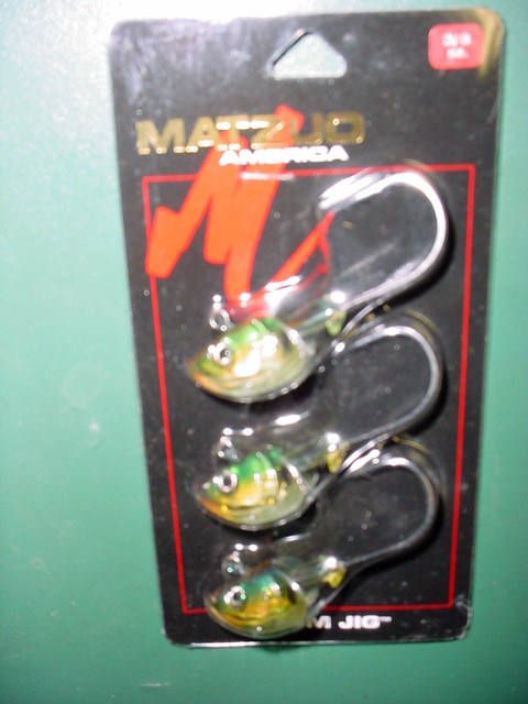 MATZUO PRISM JIG 3/8 OZ ( MPJ38-PER) CARD OF 3 JIG HEADS for sale ...