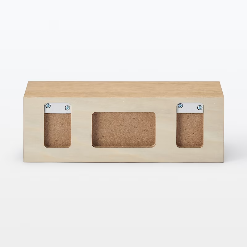 MUJI wall mounted furniture shelves Oak veneer 30cm | eBay