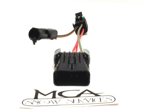 WESTERN FISHER SNOW PLOW 3 PORT/ 3 PLUG MODULE WIRE HARNESS ADAPTER ...