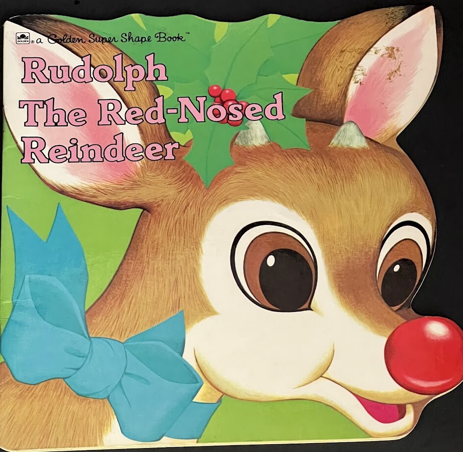 Rudolph the Red-Nosed Reindeer 1992 Golden Shape Book Daly Eileen PB 9780307100450 | eBay