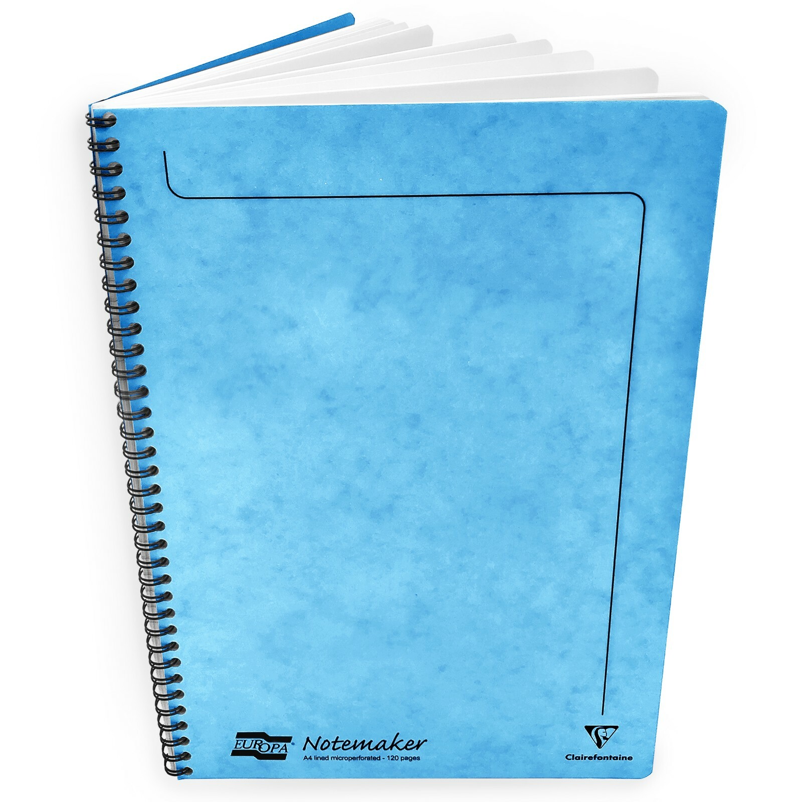 Clairefontaine Europa Notemaker Notebook - A4 - 90gsm - 120 Pages - Turquoise | eBay UK