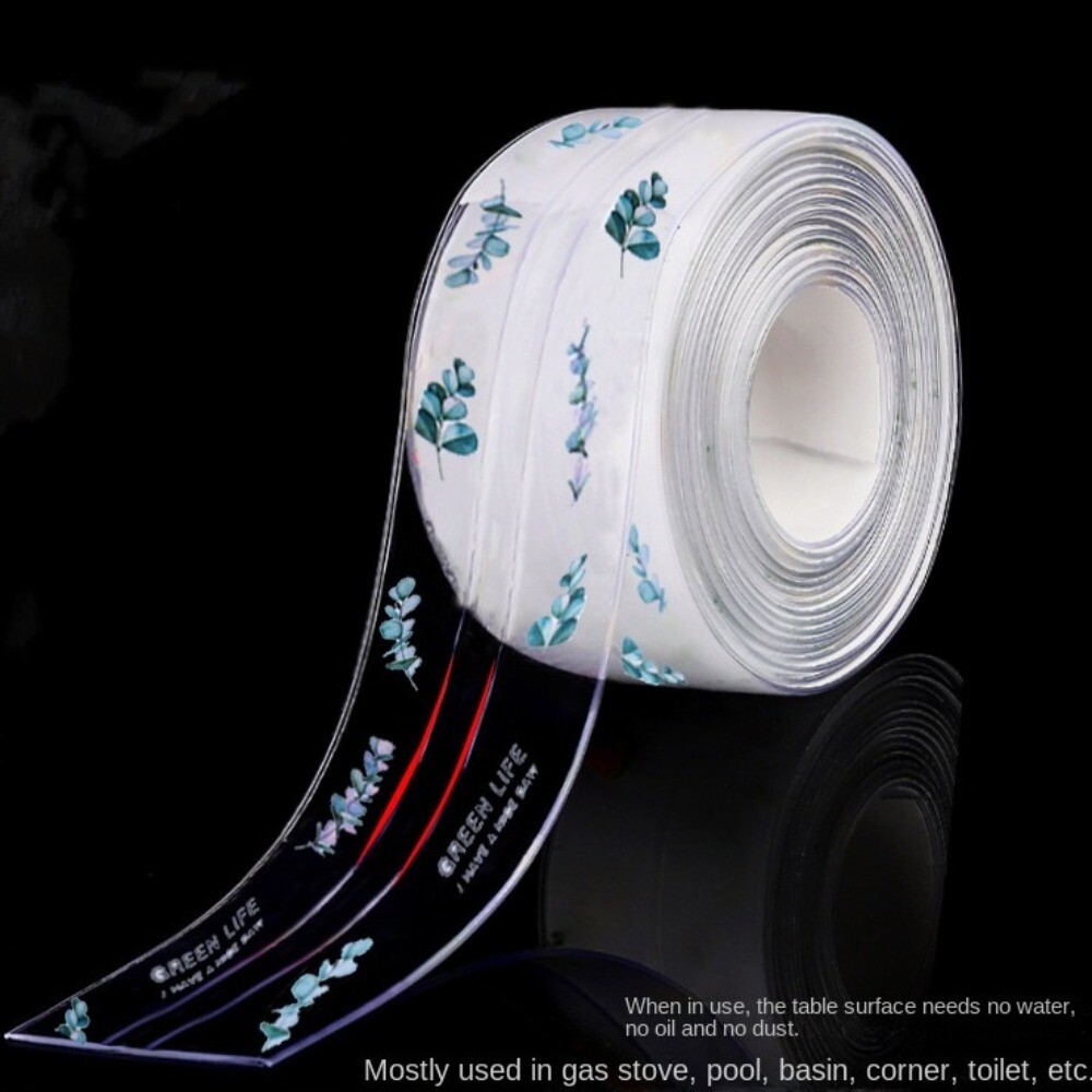 Anti-mold Sink Waterproof Sticker Sink Sealing Strip Tape Kitchen Stove ...