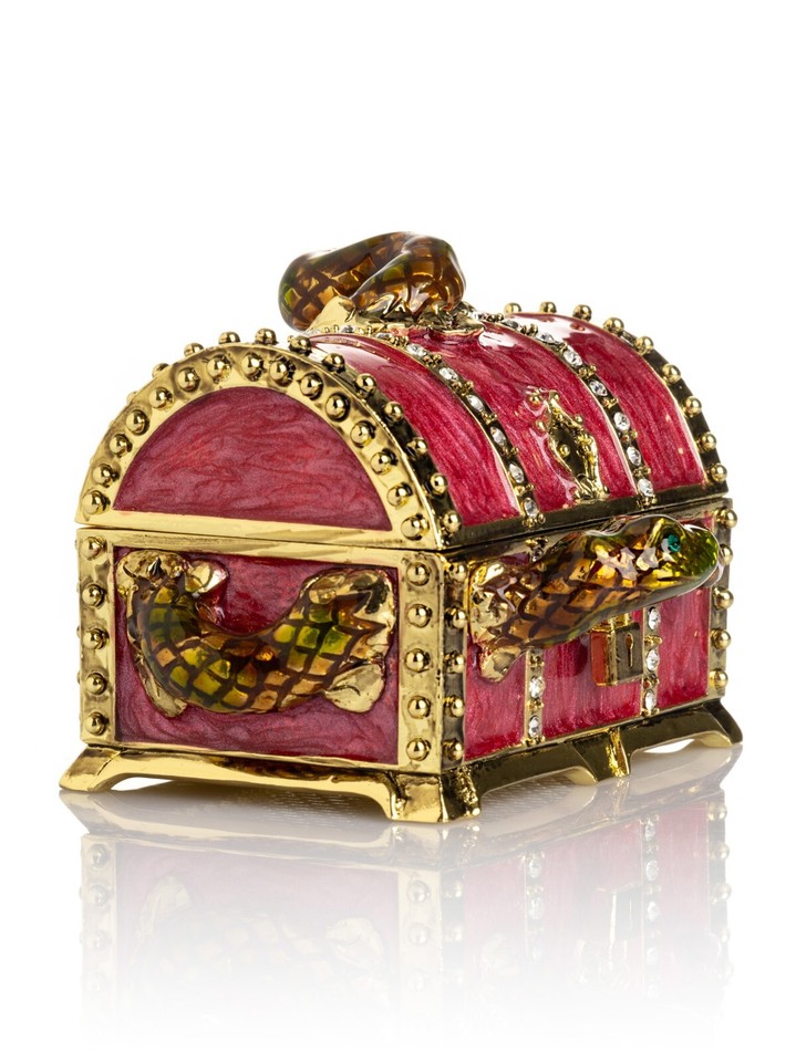 Keren Kopal Snake Trinket box Decorated with Austrian Crystals | eBay