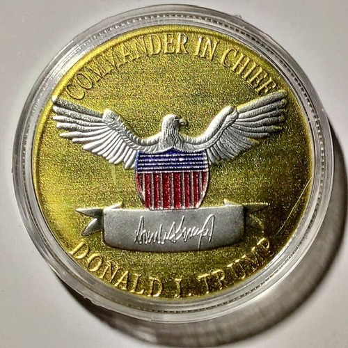 Commemorative Token Commander In Chief Donald J. Trump (2020) (Gold ...