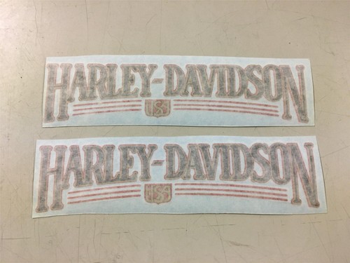 Harley-Davidson Shovelhead EVO FXR Dyna Gas tank Decals Stickers Red ...