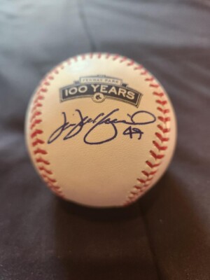 Tim Wakefield signed Rawlings Fenway 100th Anniversary Baseball Red Sox ...
