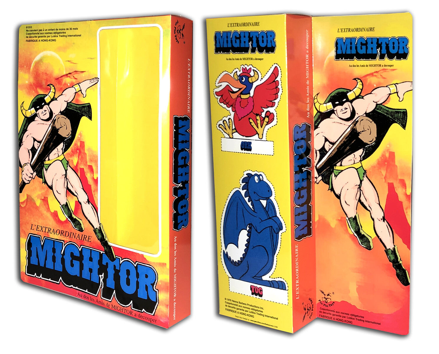 Mego MIGHTOR Box for 12" Action Figure (BOX ONLY) | eBay