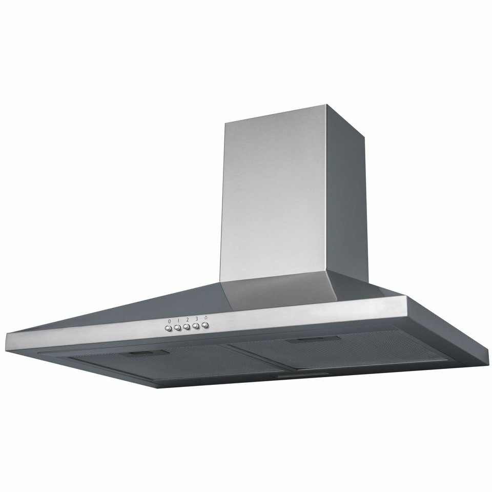 SIA CHL60SS 60cm Stainless Steel Chimney Cooker Hood Extractor And 1m ...