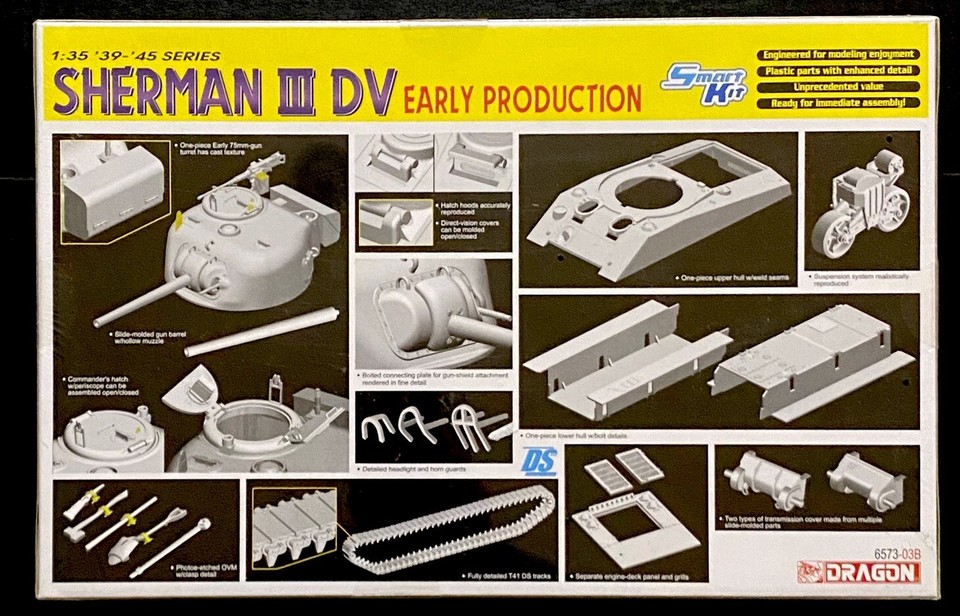 1/35 Dragon 6573 : M4 Sherman III DV Early Production Smart Kit | eBay