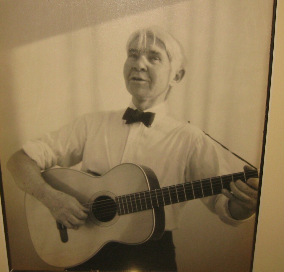 Original KAY BELL REYNAL 'Carl Sandburg with Guitar' PHOTO - Listed ...