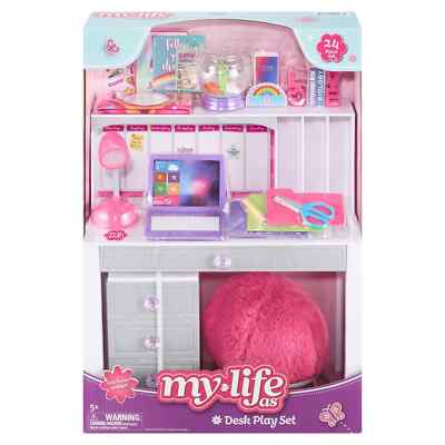 My Life As Modular Desk Play Set for 18" Dolls Bedroom Furniture ...