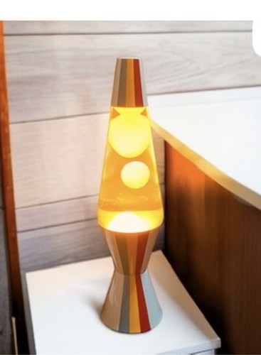 Lava Lamp Mood Enhancing Ambiance Beach Style Orange Wax | eBay