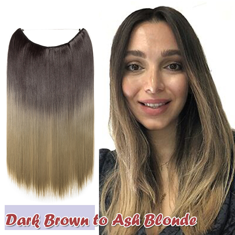 100% Natural As Human Thick Invisible Wire Softs Secret Wire In Hair ...