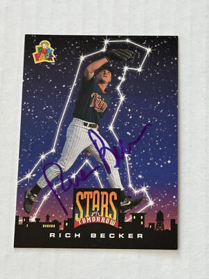 Rich Becker 1994 Upper Deck Fun Pack Authentic Signed Autograph Auto RC ...