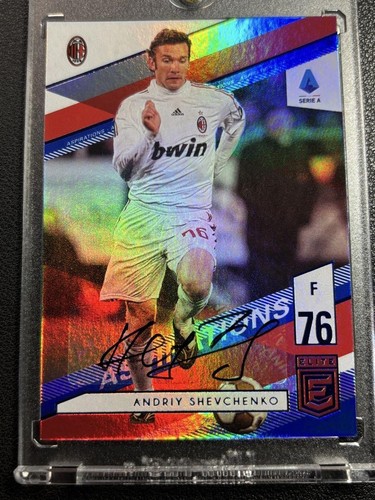 Andriy Shevchenko 2019 Panini Chronicles Elite Auto /93 AC Milan Card ...