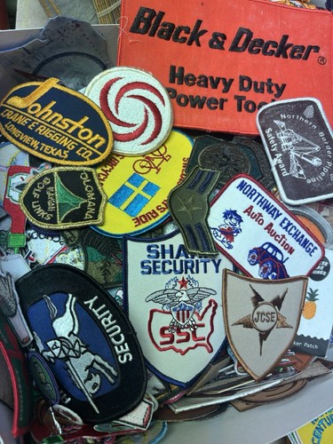 Vintage Patch Lot 25 patches automotive,Promo,police,Sports,Military ...
