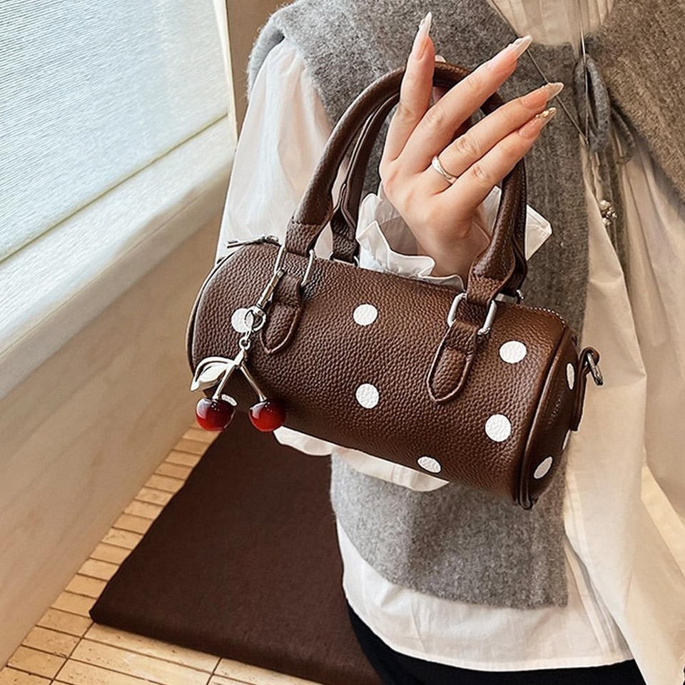 Color Wave Dot Handheld Pillow Bag for Women, Single Shoulder Crossbody ...